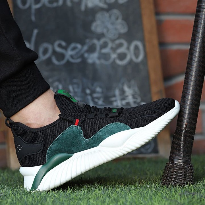 Cuzcare Men Working Orthopedic Shoes Oil-proof Reflective Steel Toe Sa