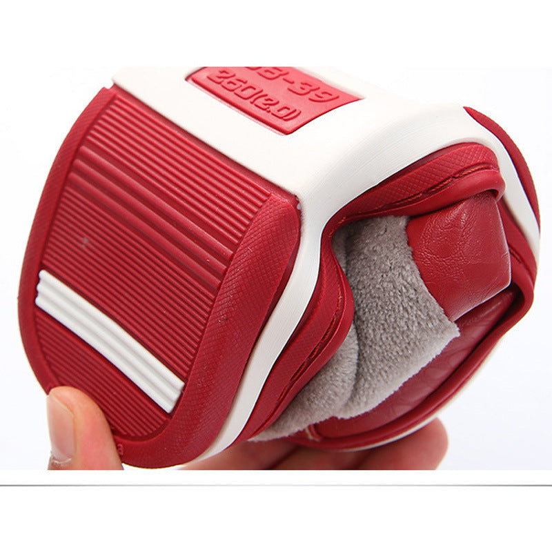 Cuzcare Warp Heel Indoor Slippers For Men Flat Leather Shoes