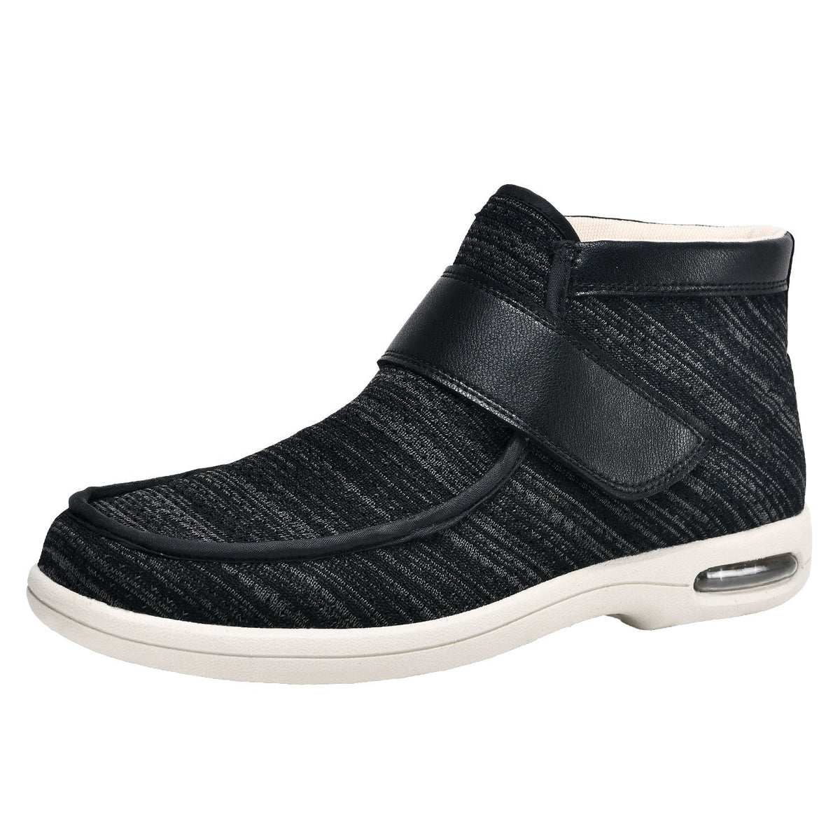 Wide Width Anti Slip Arch Support Diabetic Boots Adjustable Velcro For ...